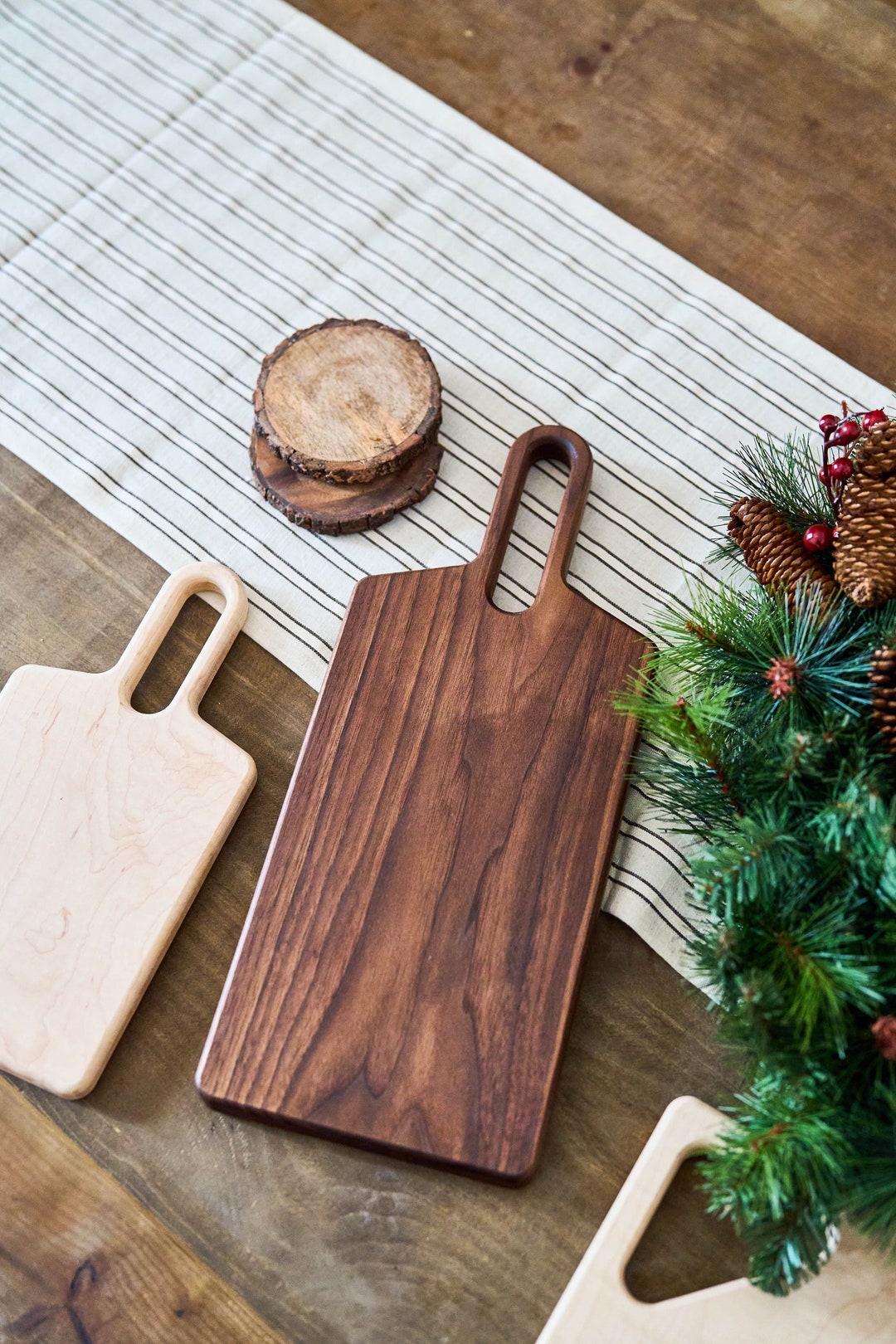 Artisan Charcuterie Board Wooden Serving Board Walnut and - Etsy