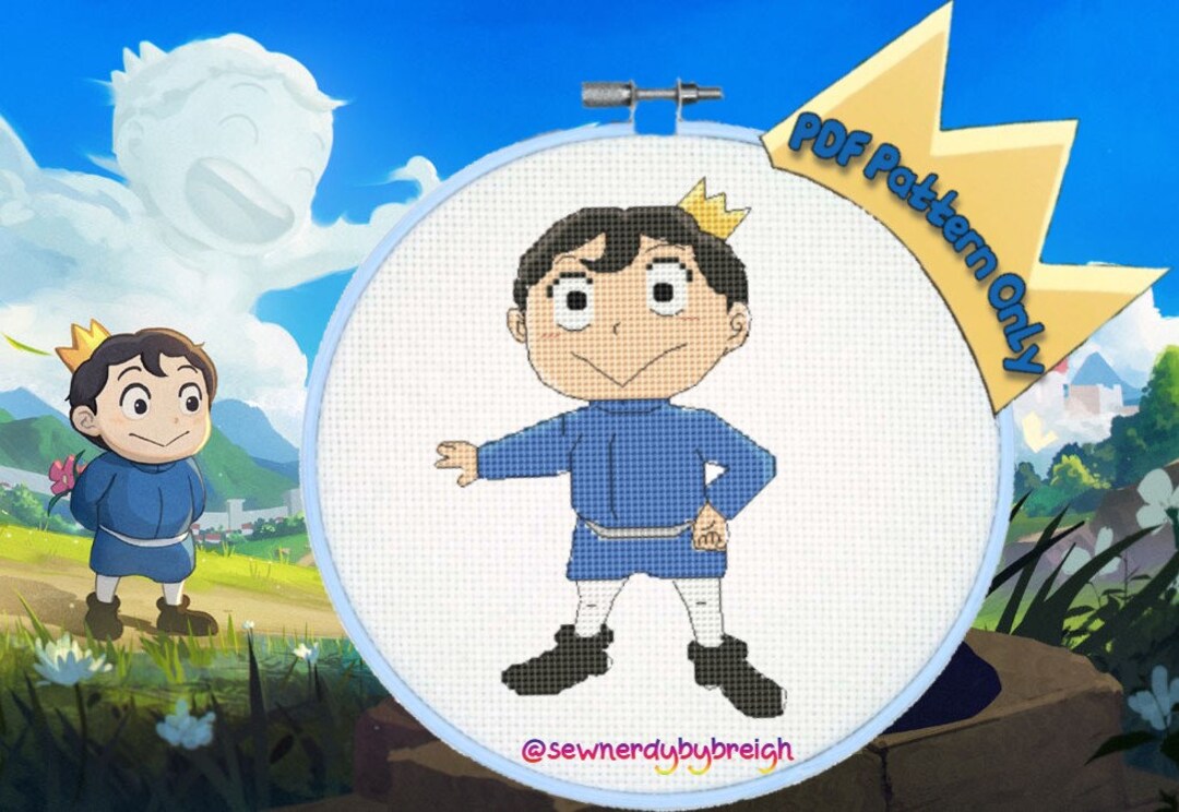 Prince B - PDF Cross Stitch Pattern, Anime Cross Stitch Pattern, Prince ...