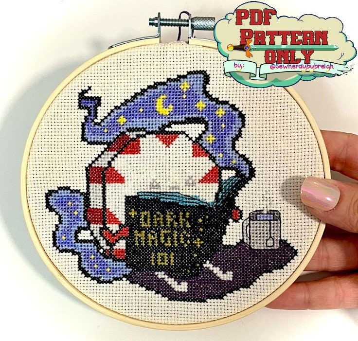 Dark Magic 101 - Anime Cross Stitch Pattern, Dark Magic Cross Stitch ...