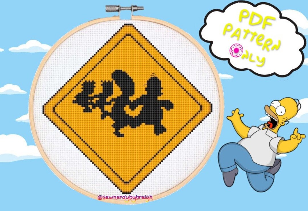 Touch and Go! - PDF Cross Stitch Pattern, Family Cross Stitch Pattern ...