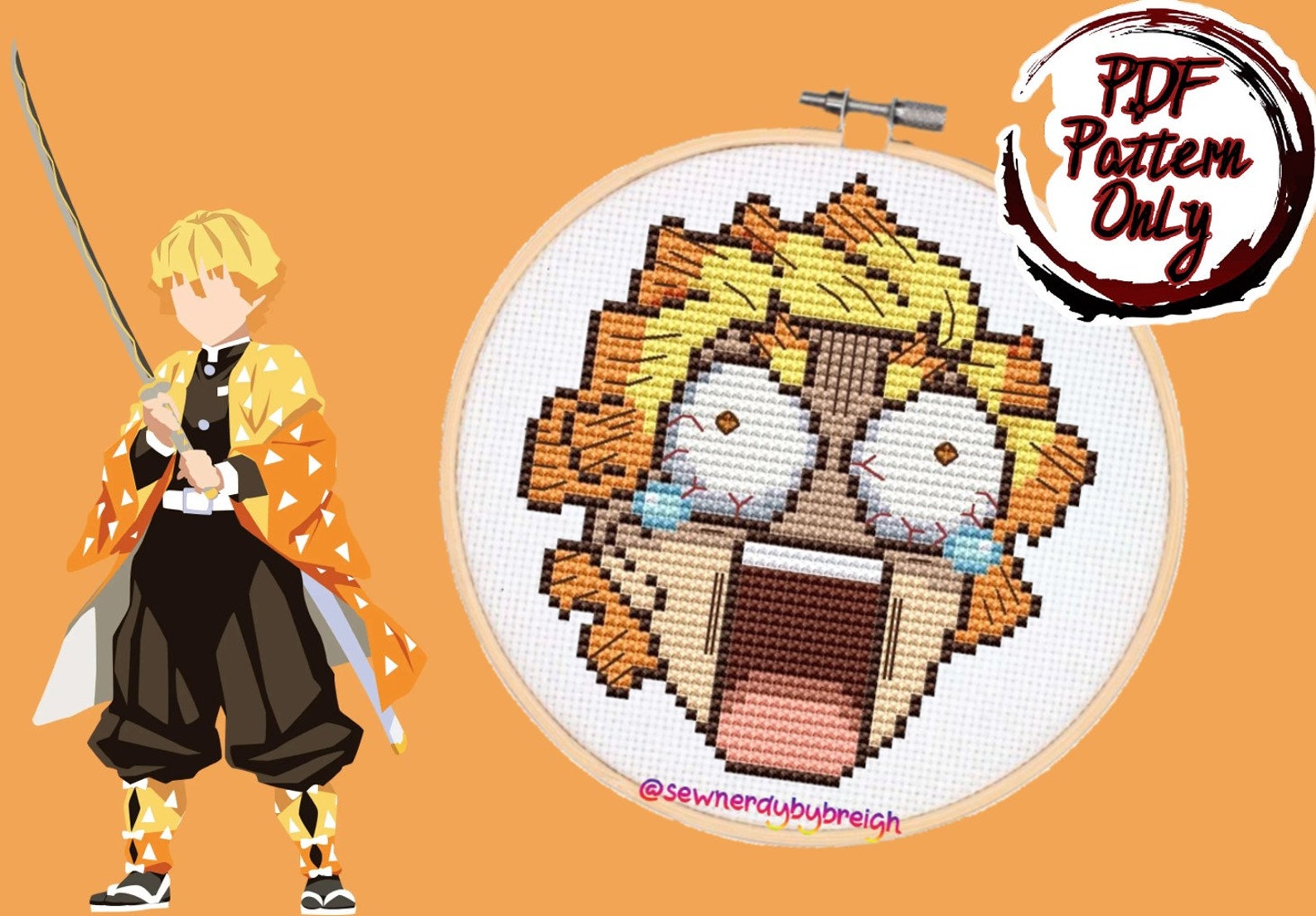 Tiny Tantrum Cross Stitch Pattern Japanese Cross Stitch - Etsy