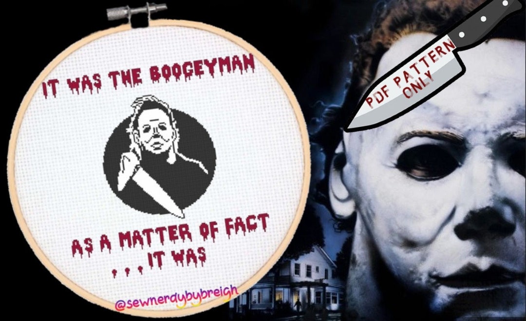 The Boogeyman Pdf Cross Stitch Pattern Halloween Cross Stitch