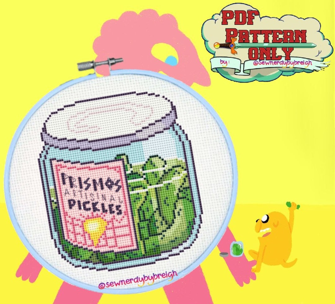 Artisinal Pickles - PDF Cross Stitch Pattern, Anime Cross Stitch ...