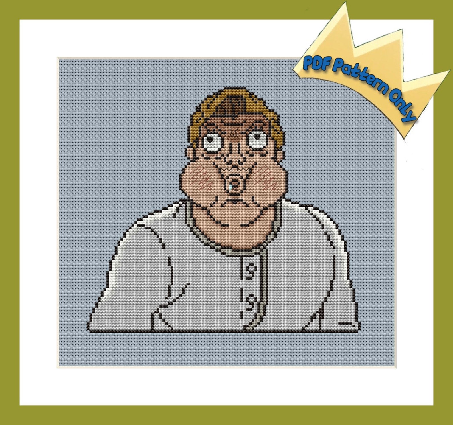 Prince Derp-spa Rok PDF Cross Stitch Pattern Derpy Cross - Etsy