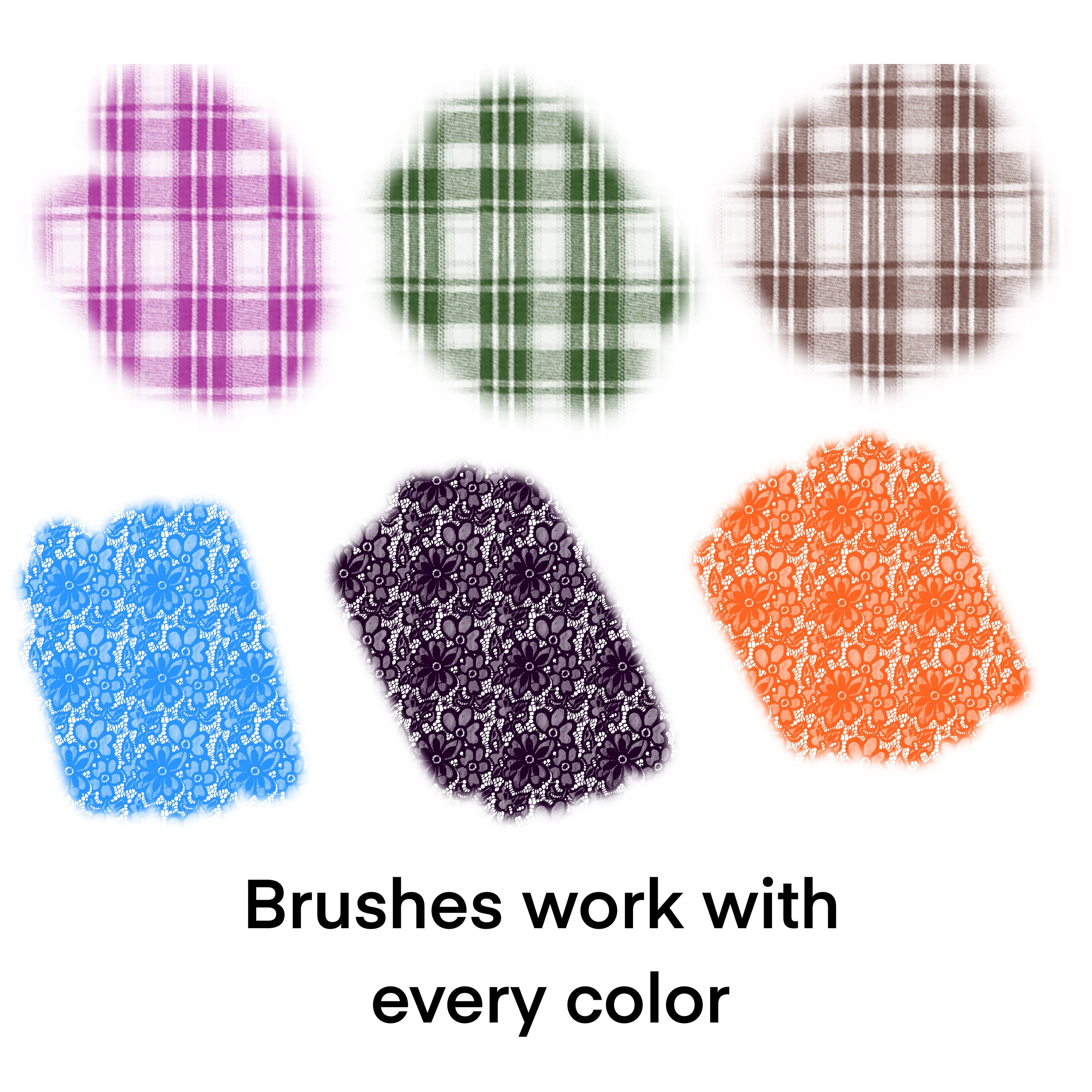 Procreate Fabric Brushes, Procreate Texture Brushes, Brush Set for ...