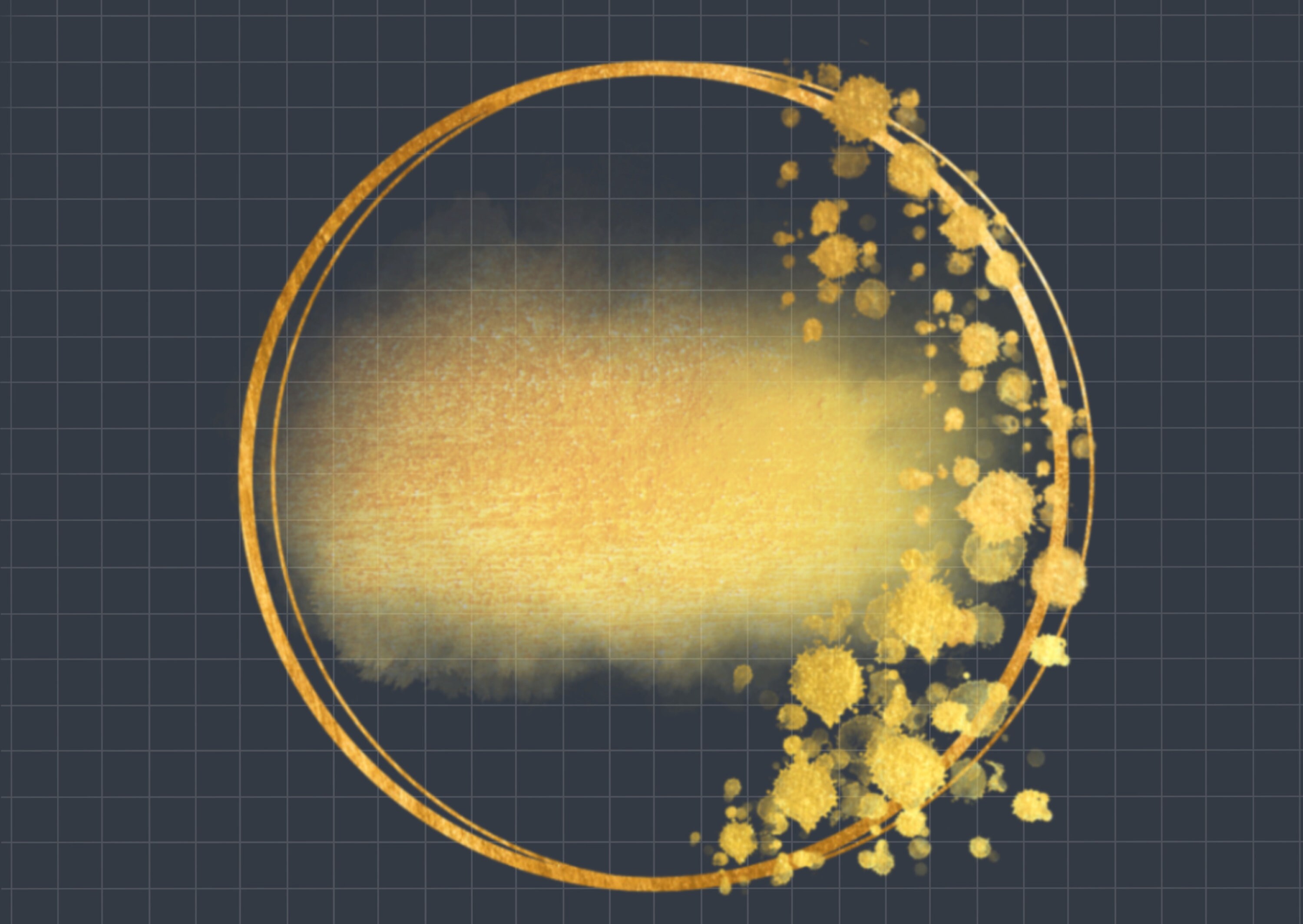 Gold Frames Clipart PNG, Glitter Splashes, Gold Flowers, Brush Stroke ...