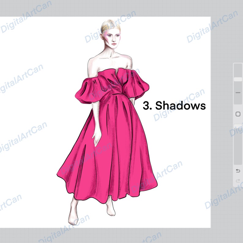 Procreate Dresses Stamp Brushes Clothes Fashion Design - Etsy