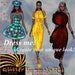 24 Fashion Figures Template Png, Full Body Model Female Figures Colored ...