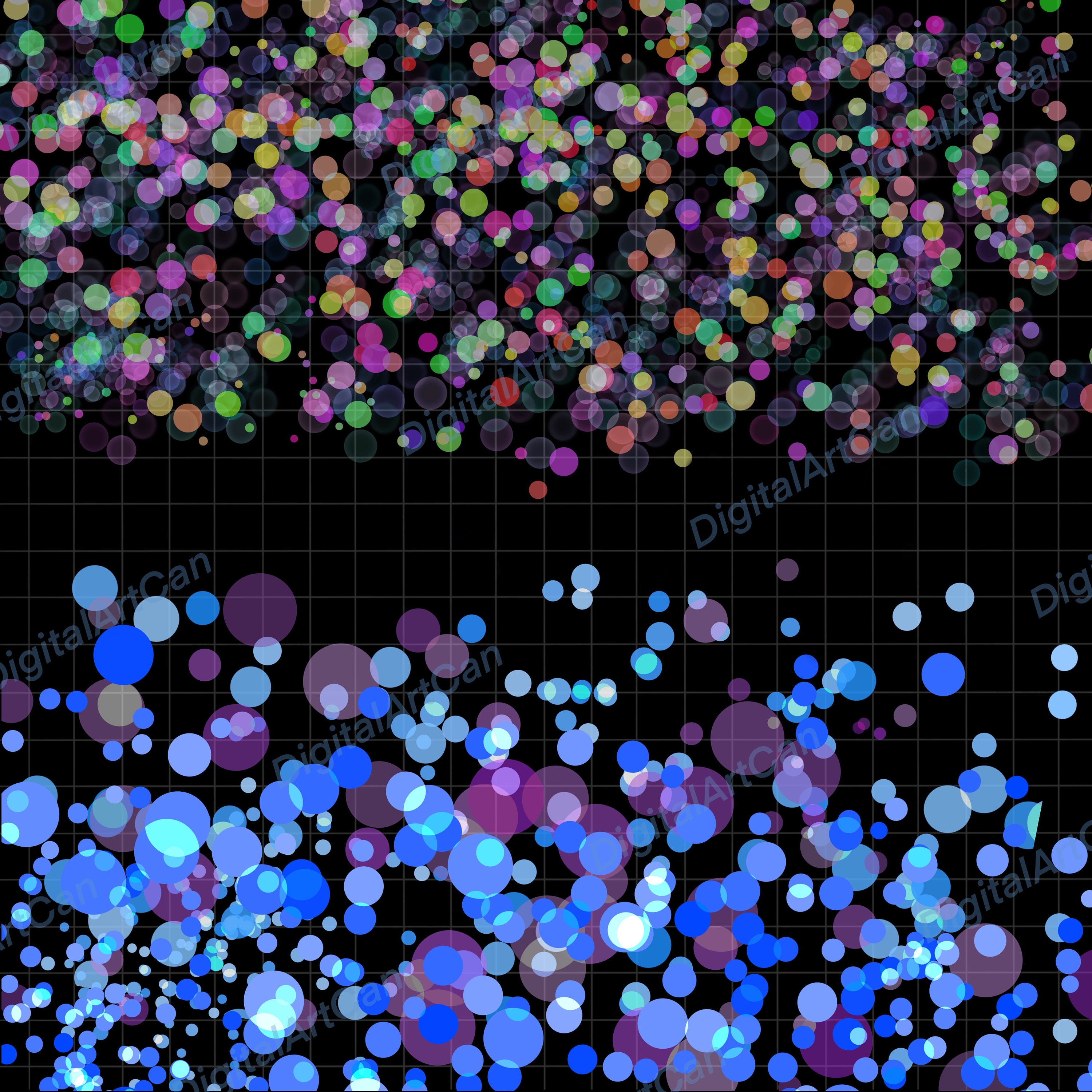 Confetti Borders Clipart PNG, Confetti Overlays Border Set, Birthday ...