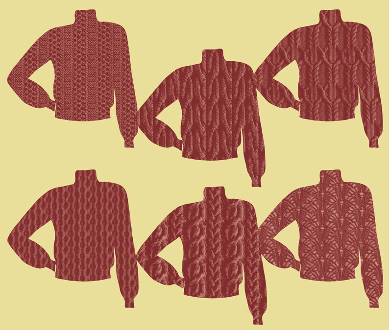 Procreate Knitwear Texture Brushes, Knitted Fabric Texture Brush ...