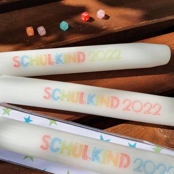 Kerze einschulung - Etsy.de