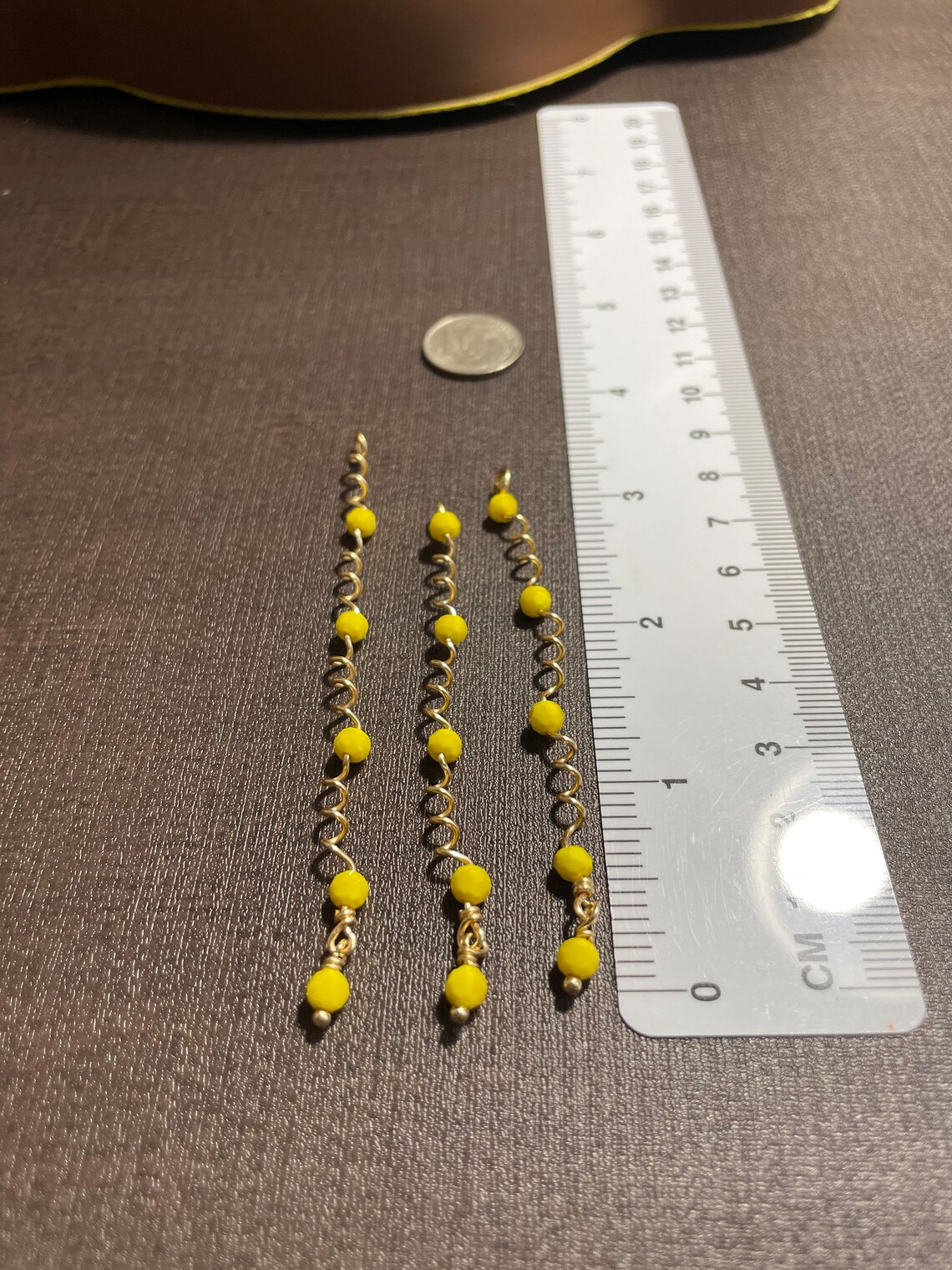 Yellow Opague Crystal Beads Sisterlock Jewelry Set Loc Sprinkles - Etsy