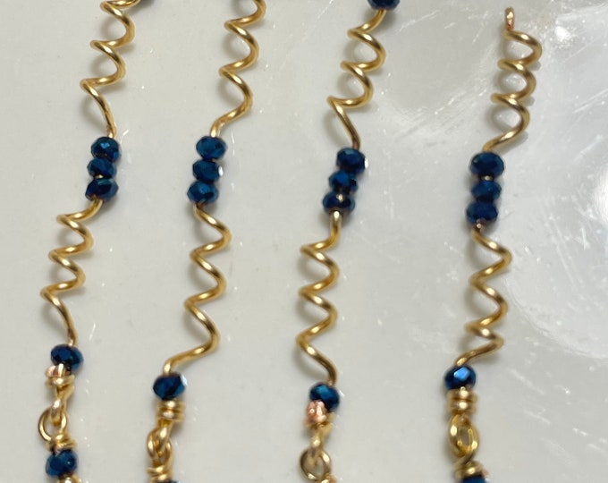 Sisterlock Jewelry Set Jewel Toned Rich Blue - Etsy