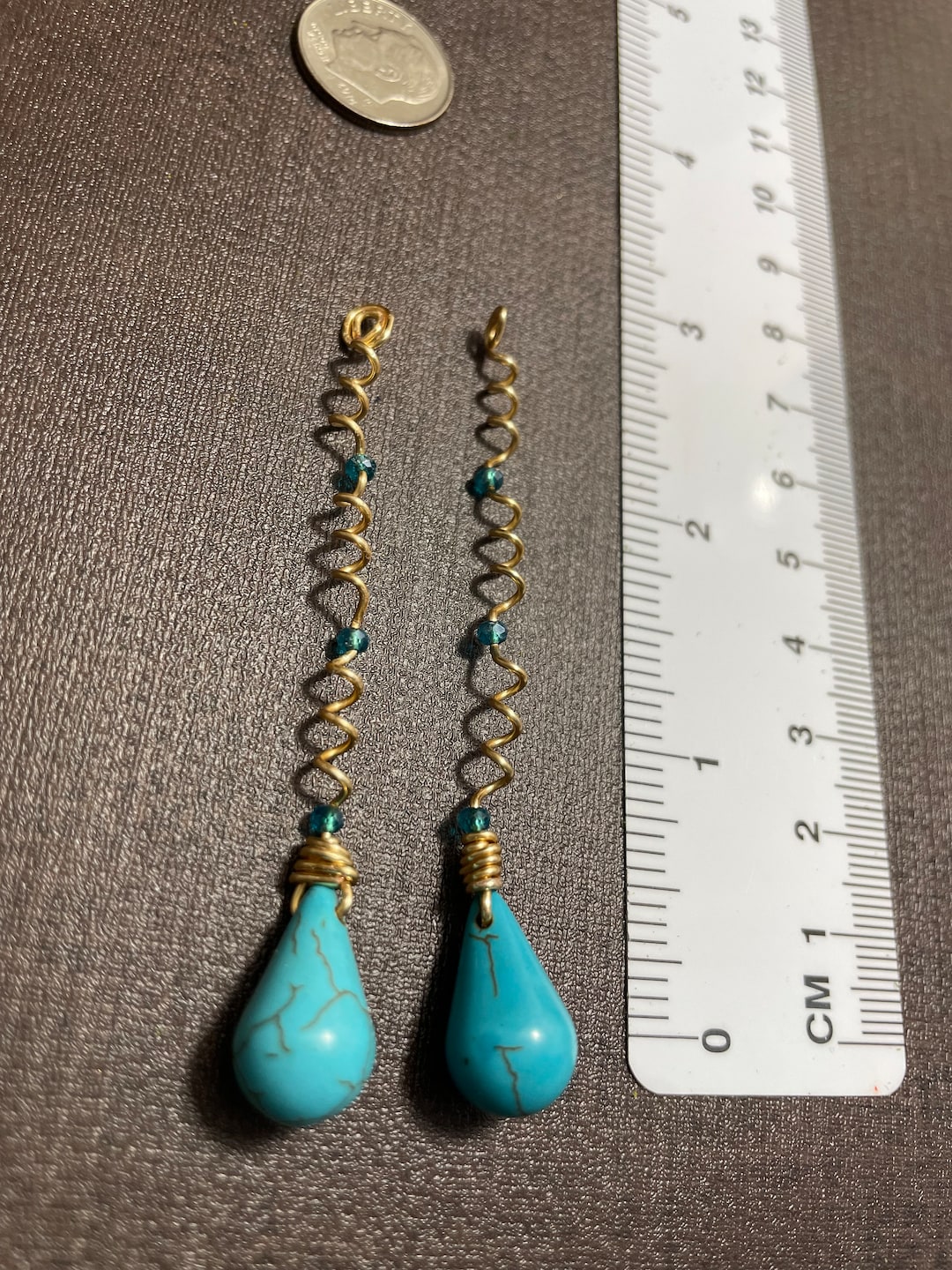 Blue Turquoise Sisterlock Jewelry Loc Set - Etsy