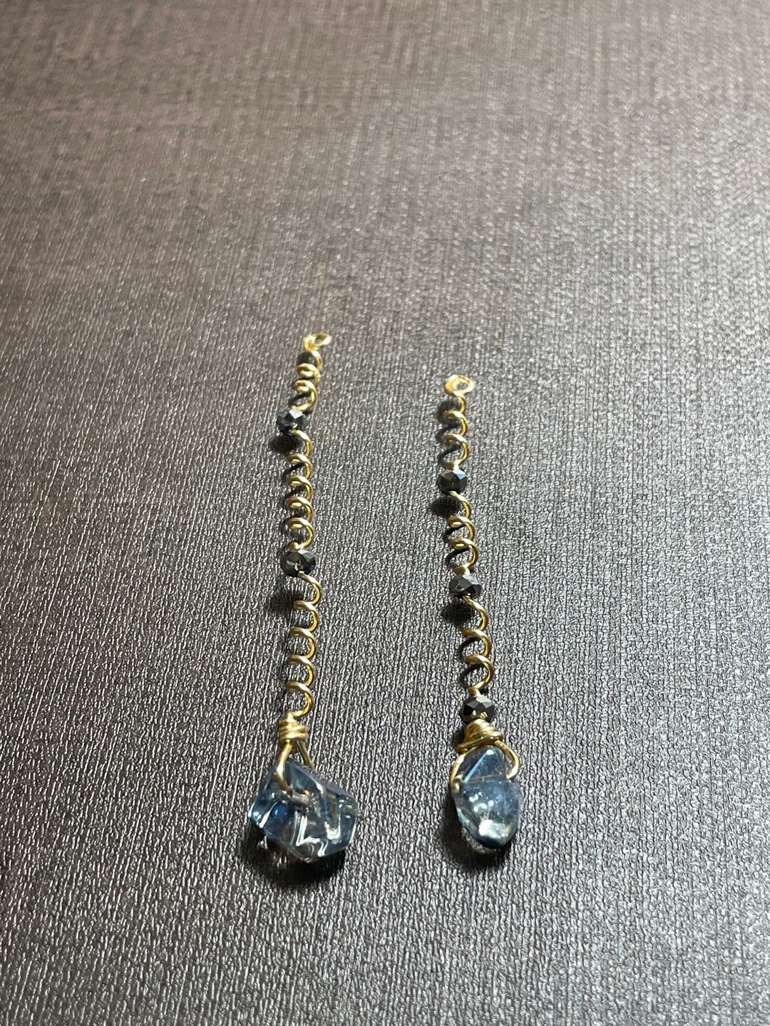 Blue Ice Crystal Beads Sisterlock Jewelry Set - Etsy