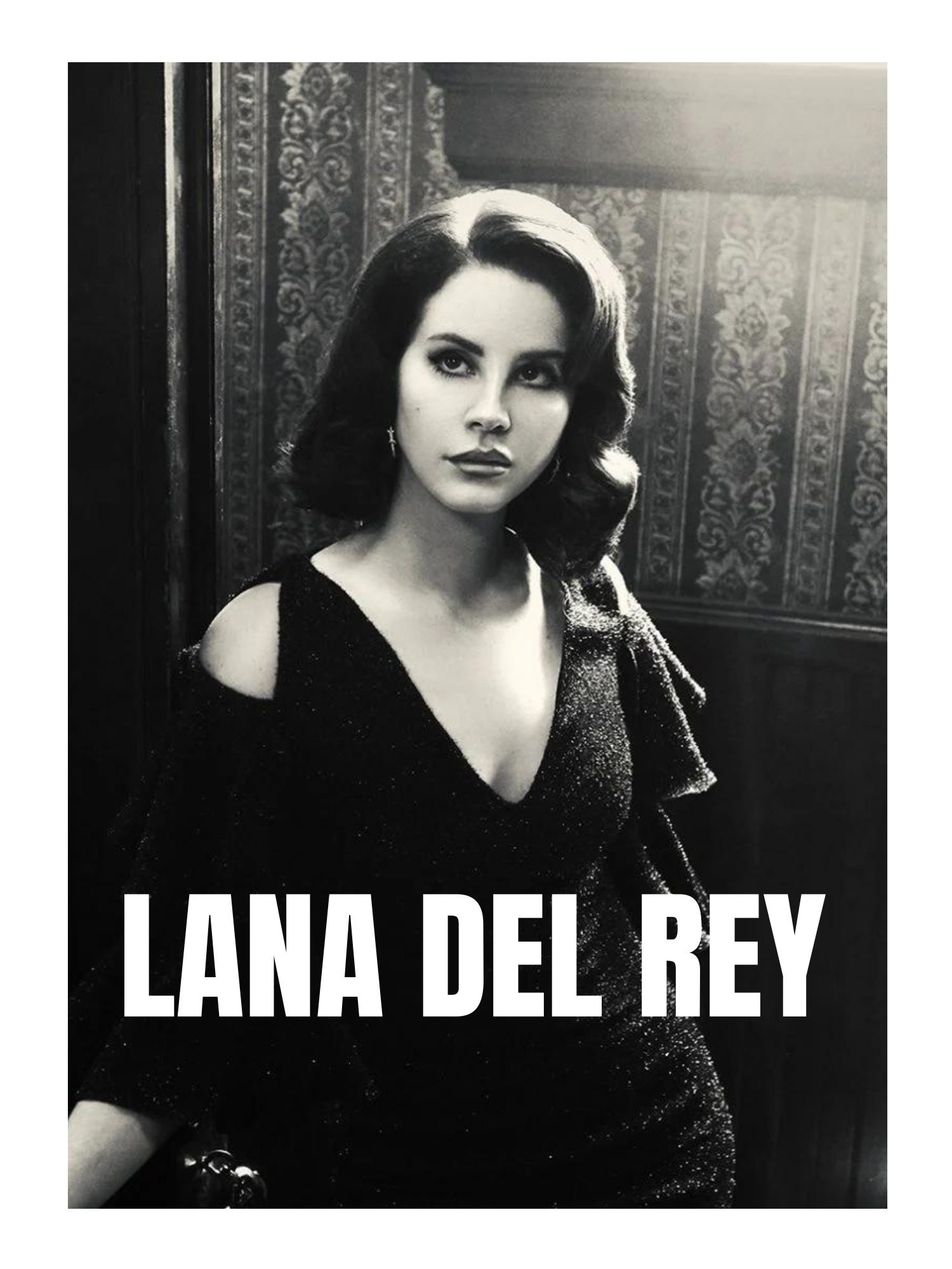 Poster Lana Del Rey Print Wall Art Music Poster Album Decor Room Frame ...