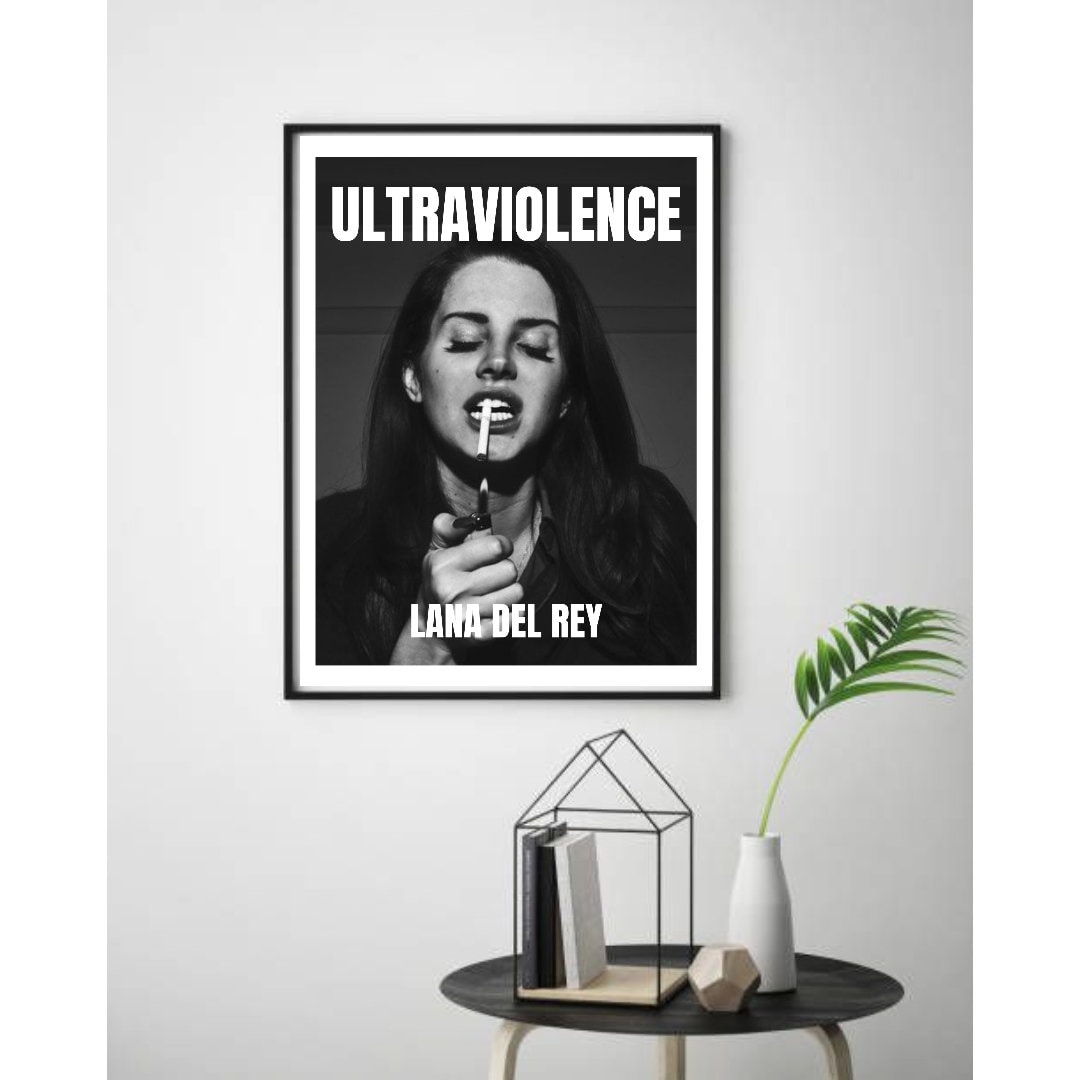 Poster Lana Del Rey Print Wall Art Music Poster Album Lana Aesthetic ...