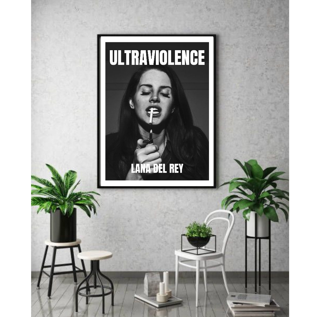 Poster Lana Del Rey Print Wall Art Music Poster Album Lana Aesthetic ...