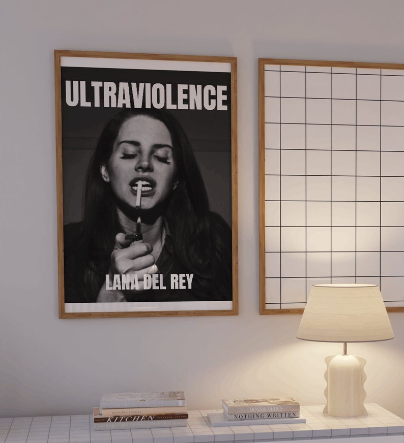 Poster Lana Del Rey Print Wall Art Music Poster Album Lana Aesthetic ...
