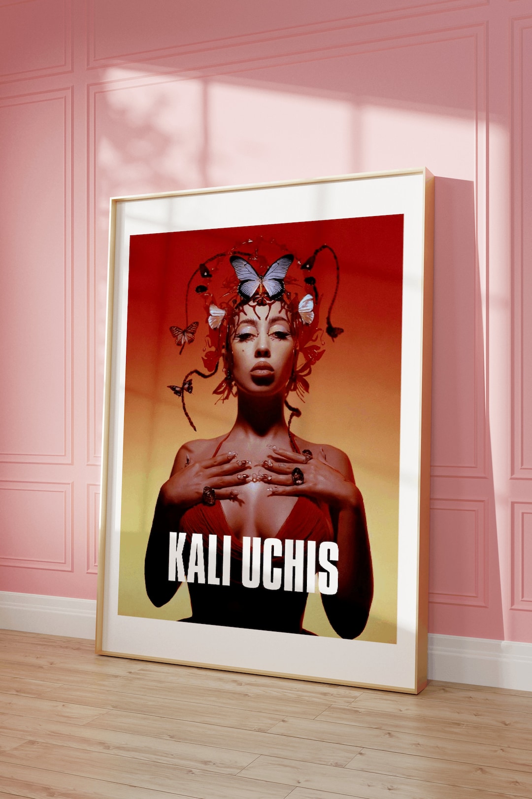 Kali Uchis Poster Music Print Album Music Kali Uchis Art Red Moon Decor ...