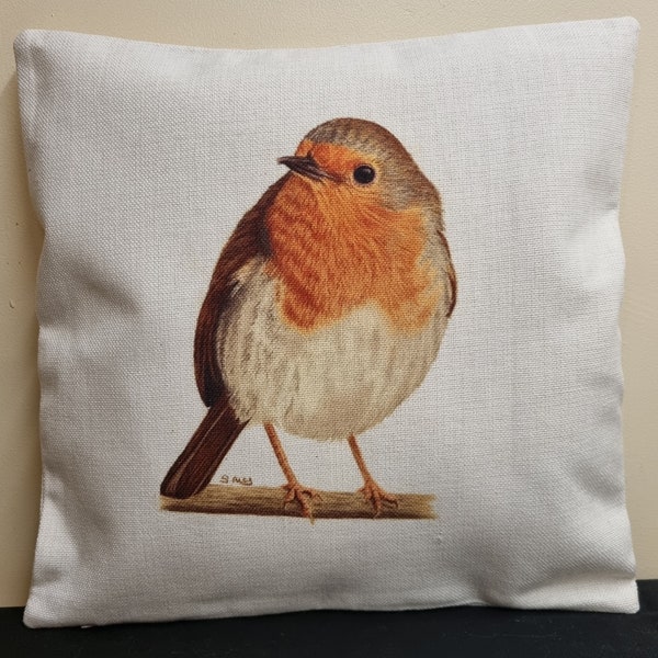 Robin Cushion - Etsy UK