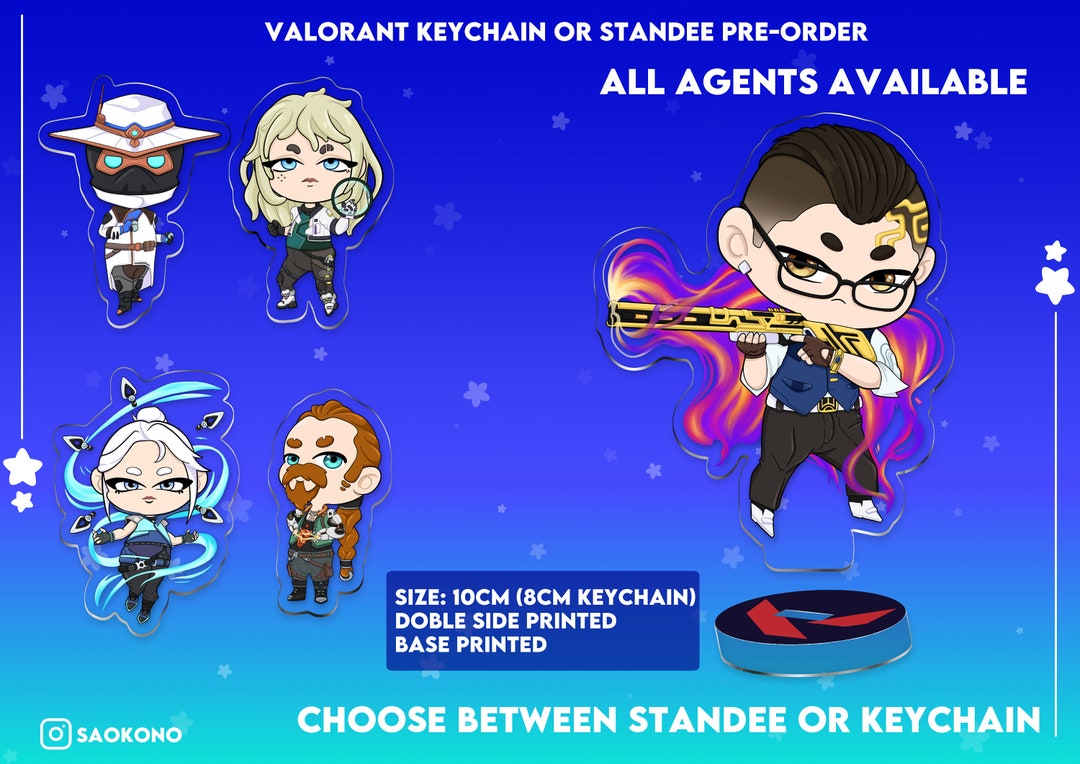 PREORDER Valorant Standee or Keychain - Etsy