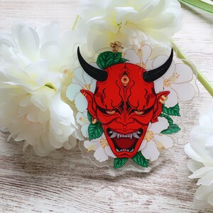 PREORDER Mask Phone Charm Bunny Oni Onna Kitsune - Etsy