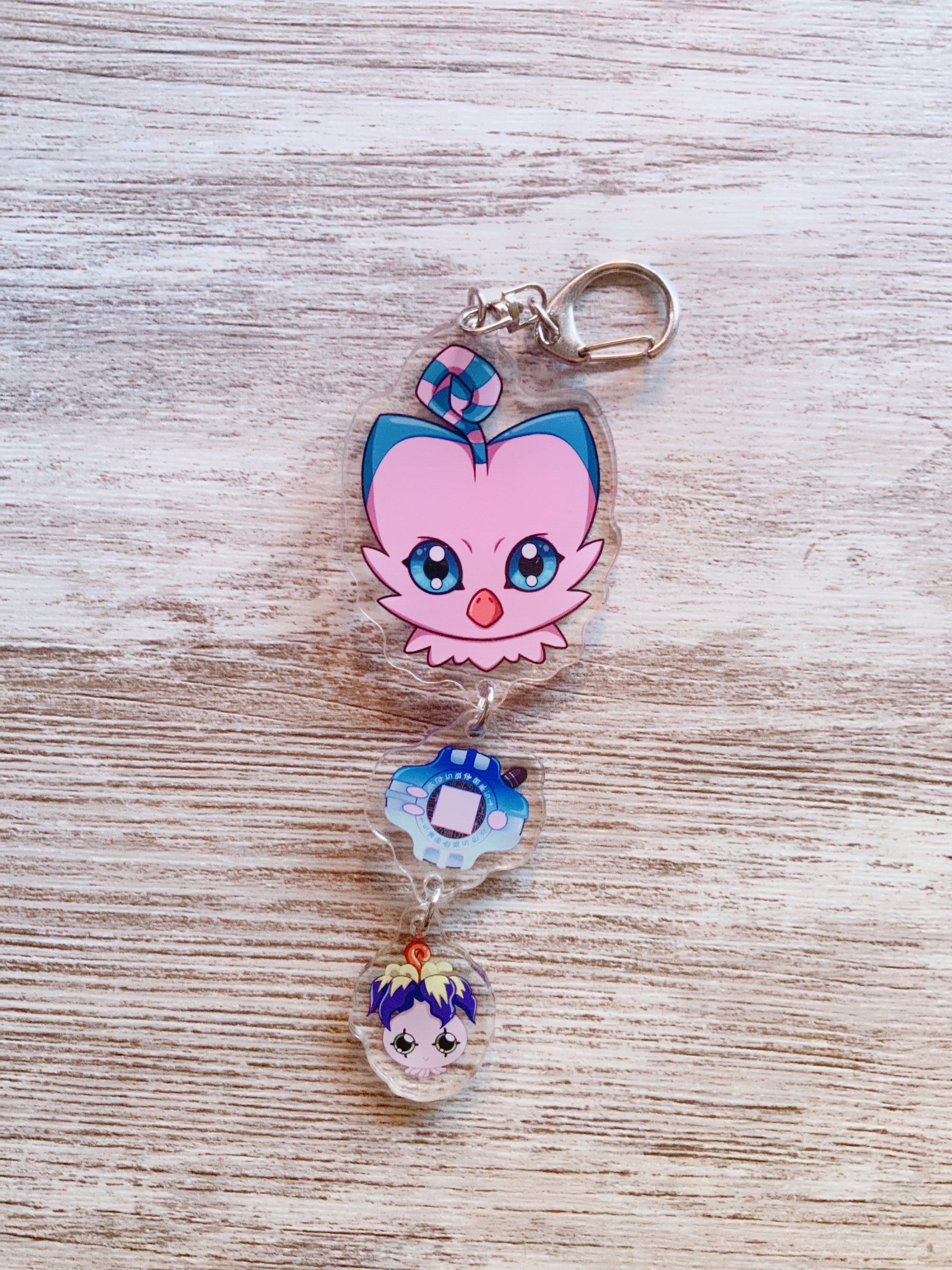 Evolutions Digimon Keychain Tailmon Gatomon Gabumon Agumon - Etsy