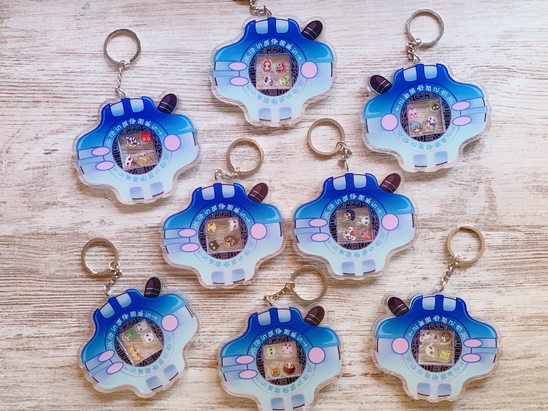 Digivice Evolutions Digimon Shaker Keychain - Etsy UK