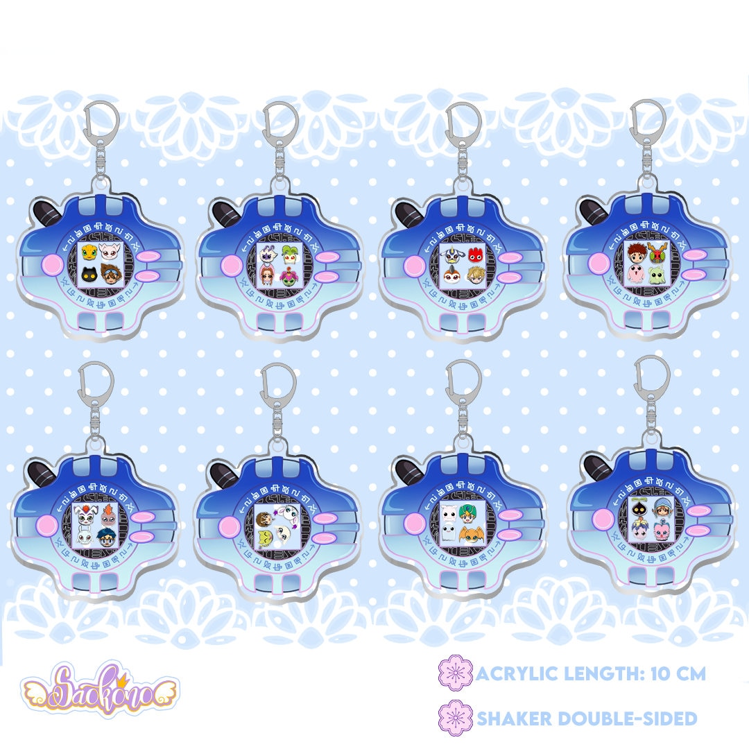 Digivice Evolutions Digimon Shaker Keychain - Etsy Australia