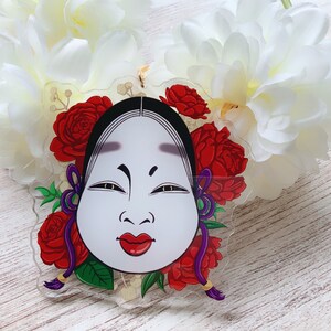 PREORDER Mask Phone Charm Bunny Oni Onna Kitsune - Etsy