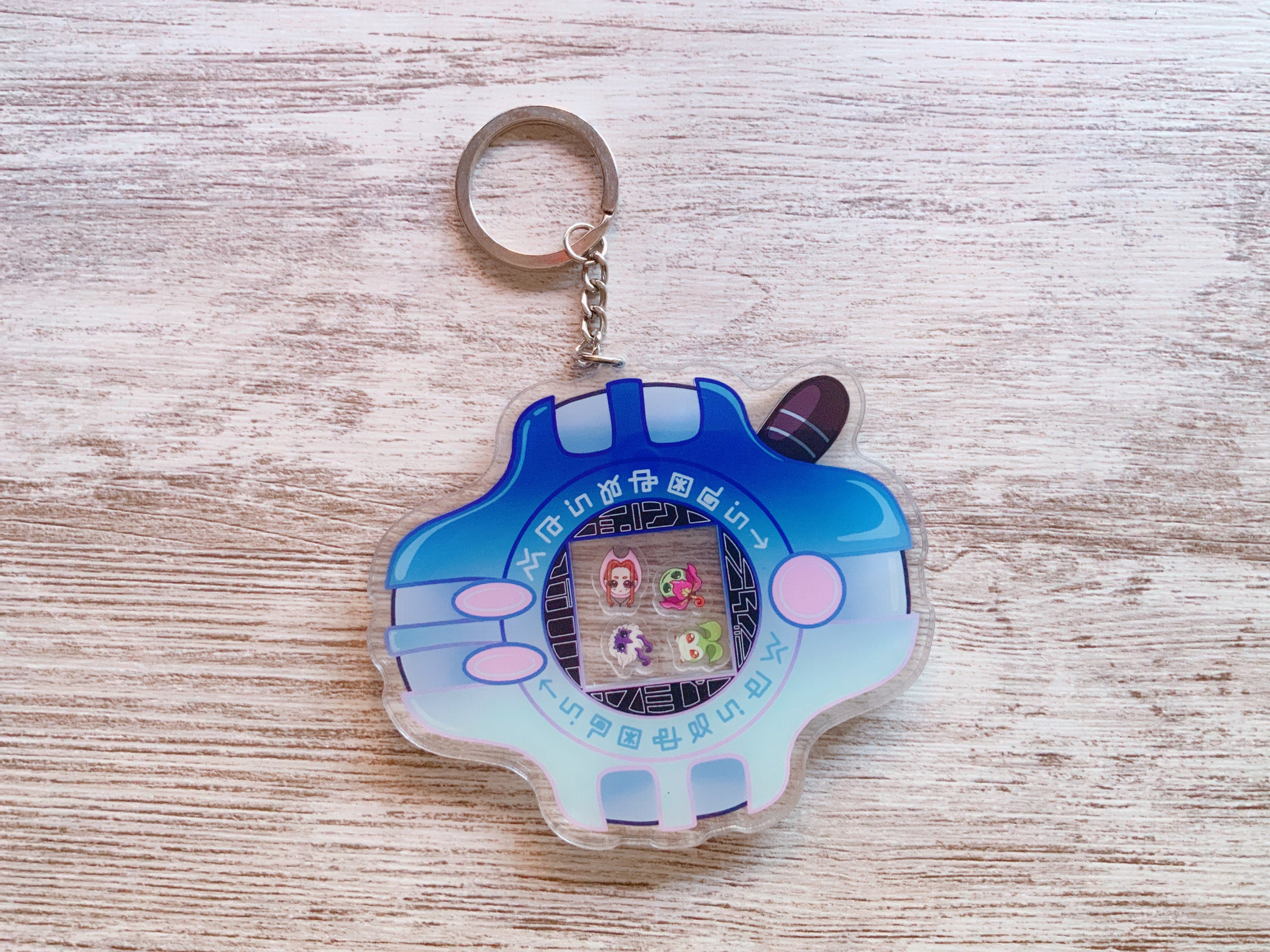 Digivice Evolutions Digimon Shaker Keychain - Etsy UK