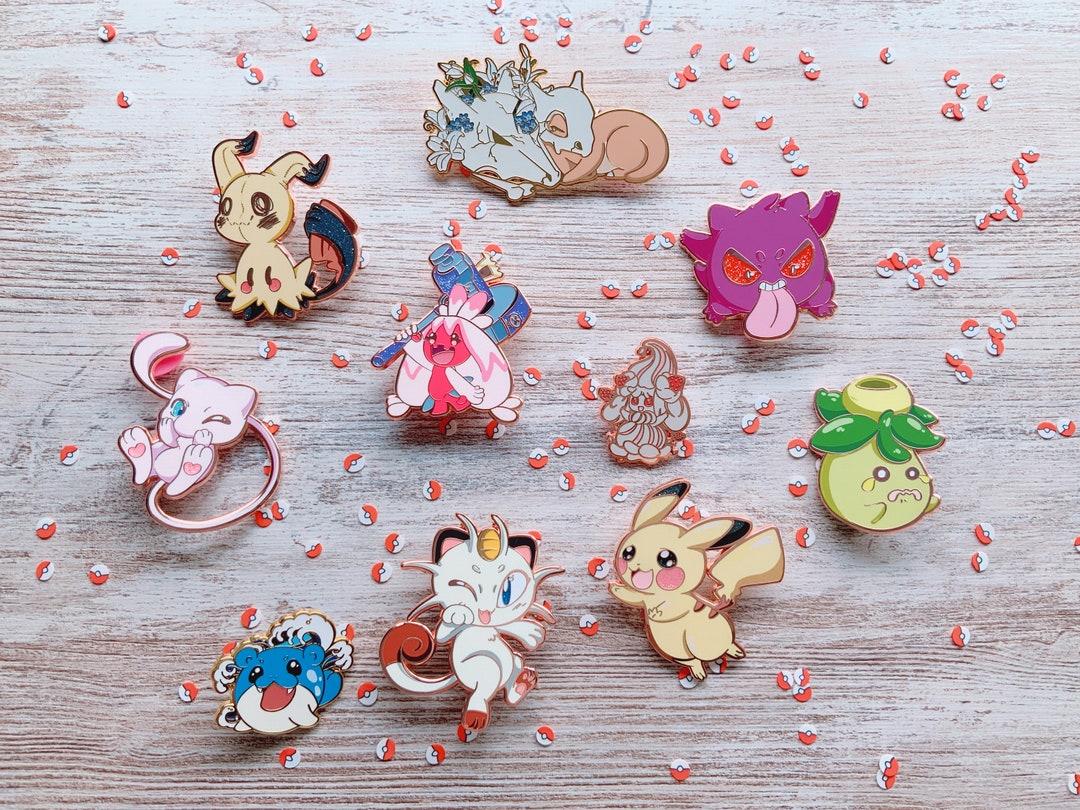 POKEMON Hard Enamel Pin - Etsy