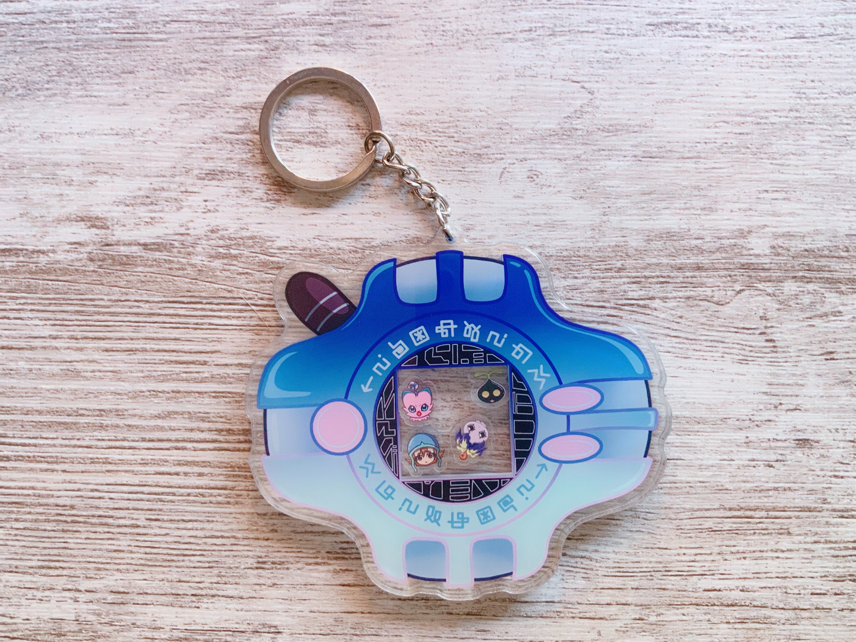 Digivice Evolutions Digimon Shaker Keychain - Etsy UK