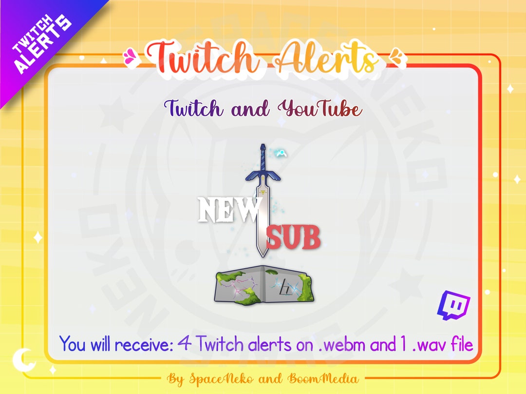 Animated Zelda Alert Pack for Twitch and Youtube the Legends of Link ...