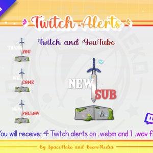 Animated Zelda Alert Pack for Twitch and Youtube the Legends of Link ...