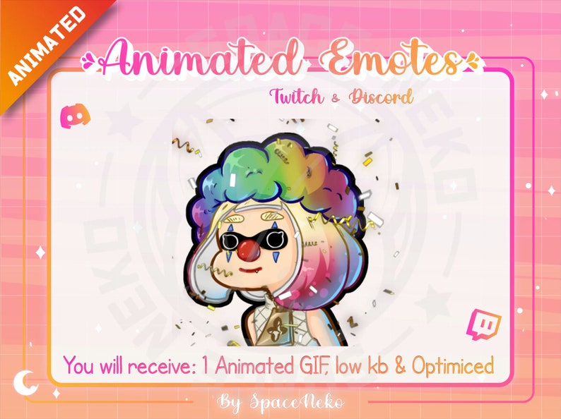 Animated Cute Chibi Emote for Twitch and Discord Splatoon Rage Anime ...
