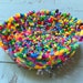 Colorful Perler Bead Bowl - Etsy
