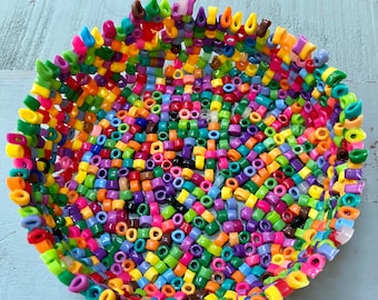 Colorful Perler Bead Bowl - Etsy