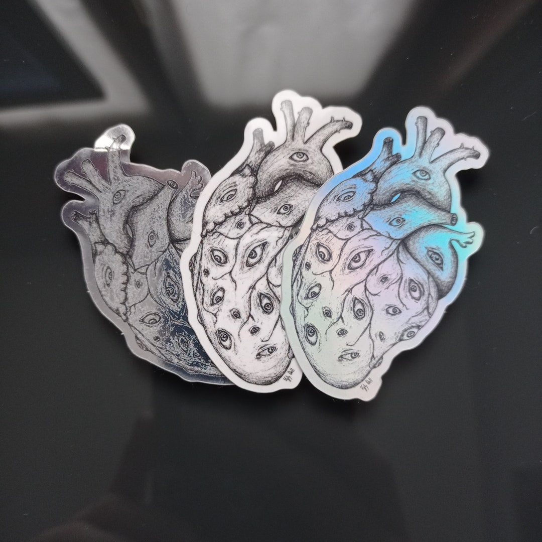 Heart Eyes Stickers - Etsy