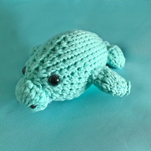 Knitted Manatee Pattern, Digital Download, Knitted Flat - Etsy