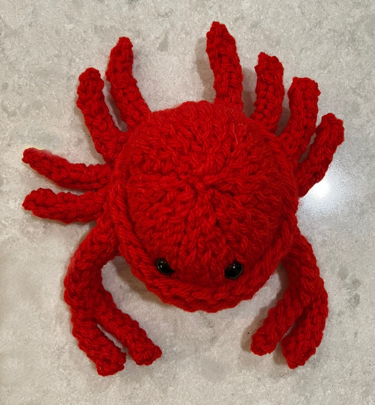 Knitted Crab Pattern, Digital Download, Knitted Flat - Etsy