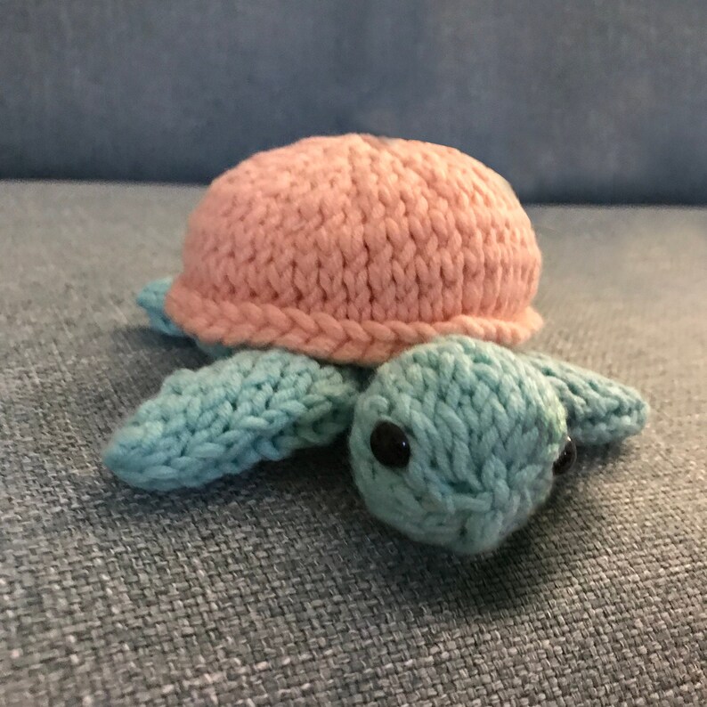 Knitted Sea Turtle, Digital Download Pattern, Knitted Flat - Etsy