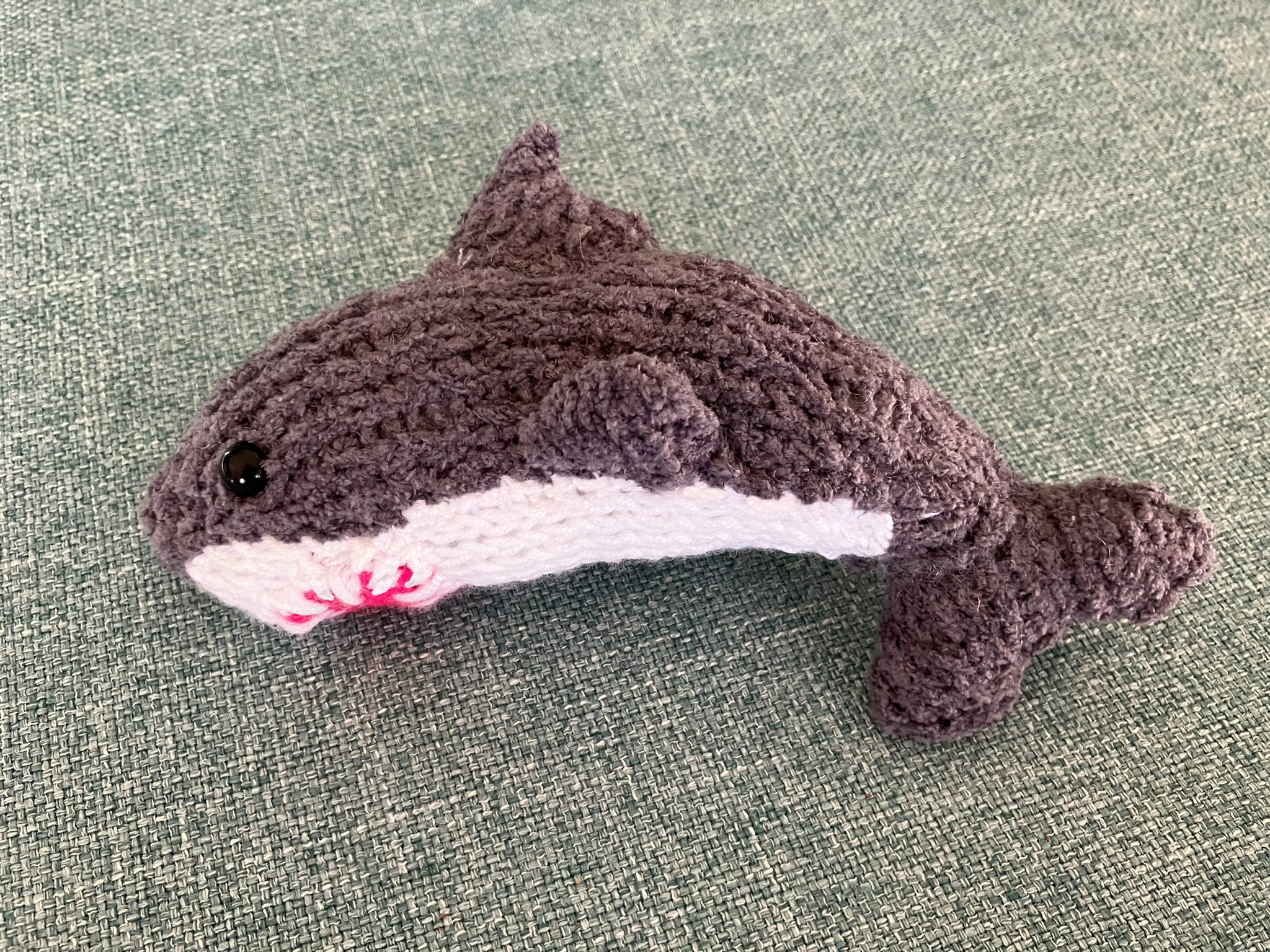 Baby Shark Knitting Pattern, Digital Download, Knitted Flat - Etsy