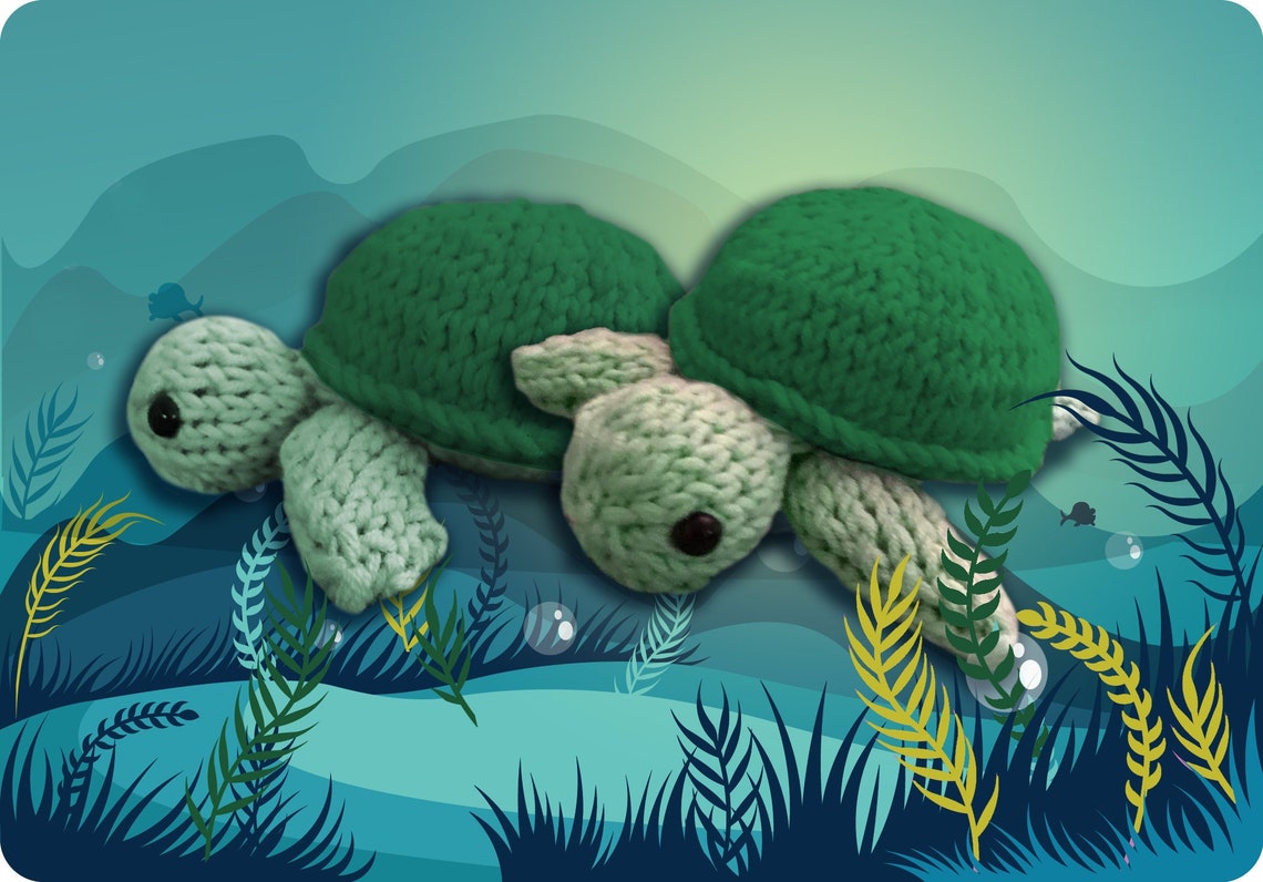 Knitted Sea Turtle, Digital Download Pattern - Etsy