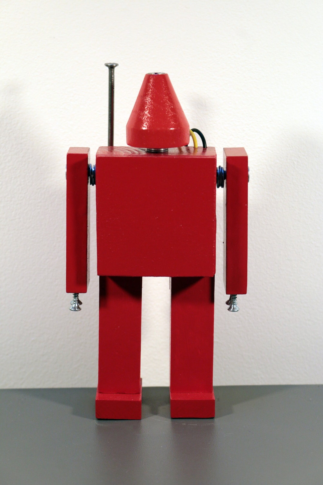 Robot red Patrol Beta Art Deco Retro Creation Gift - Etsy