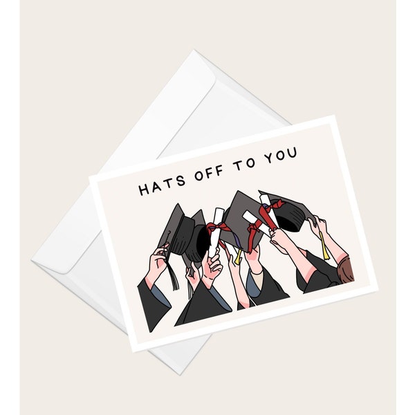 Caps off to You Card - Etsy