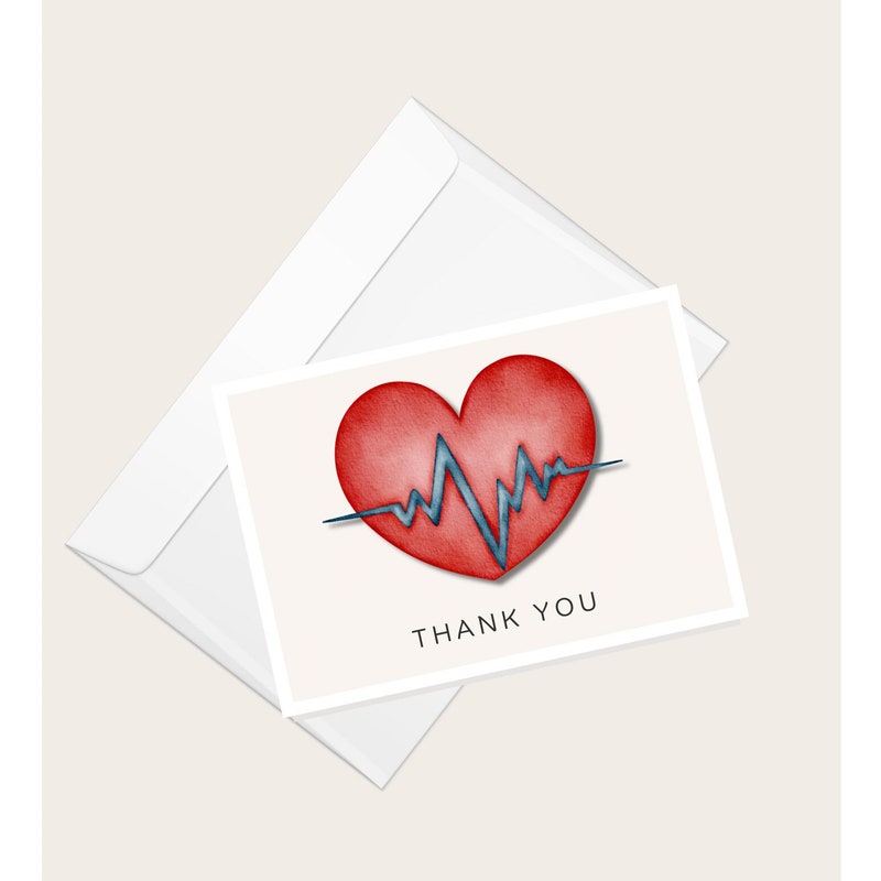 Health Care Thank You Card - Etsy