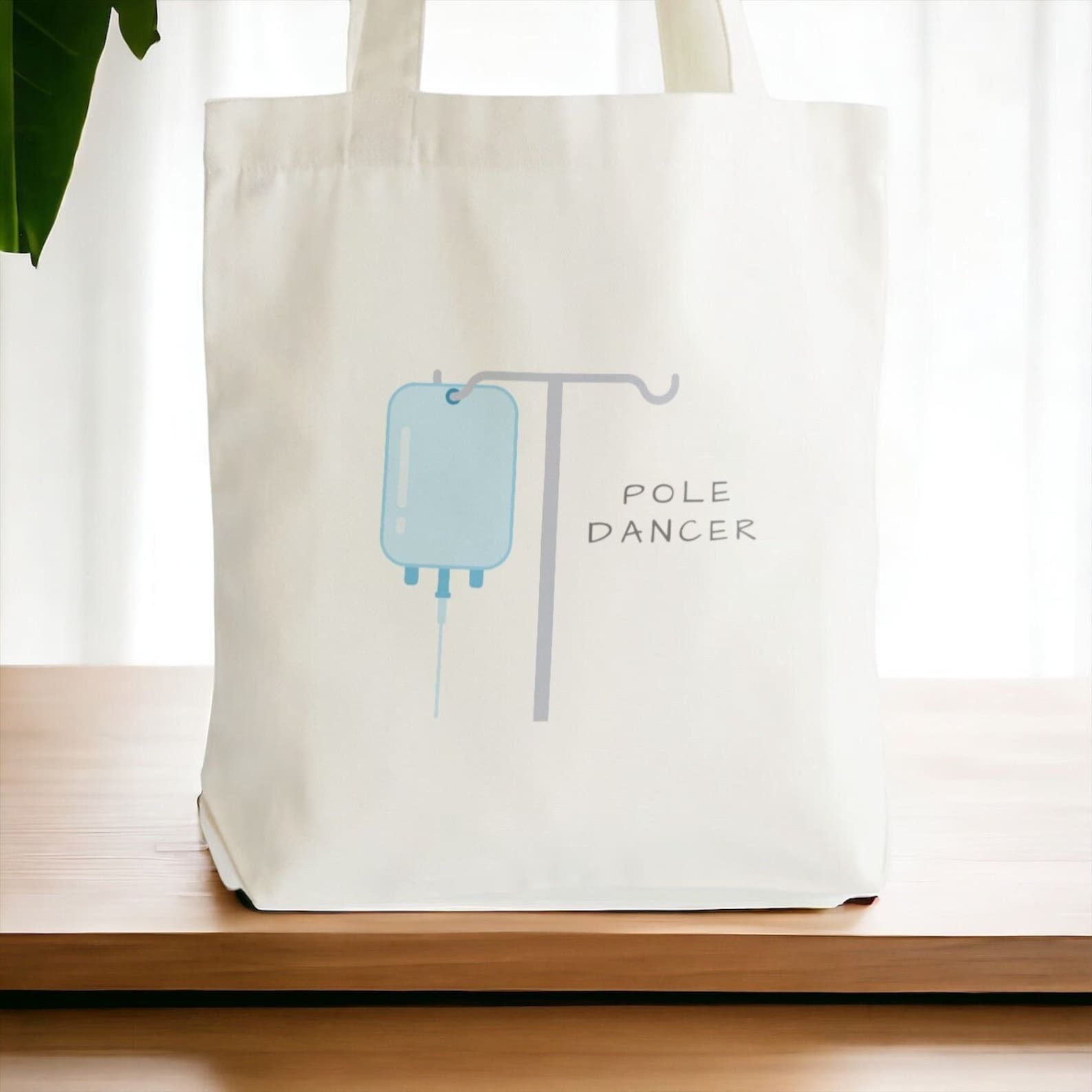 Pole Dancer Chemotherapy Bag Canvas Tote Bag - Etsy