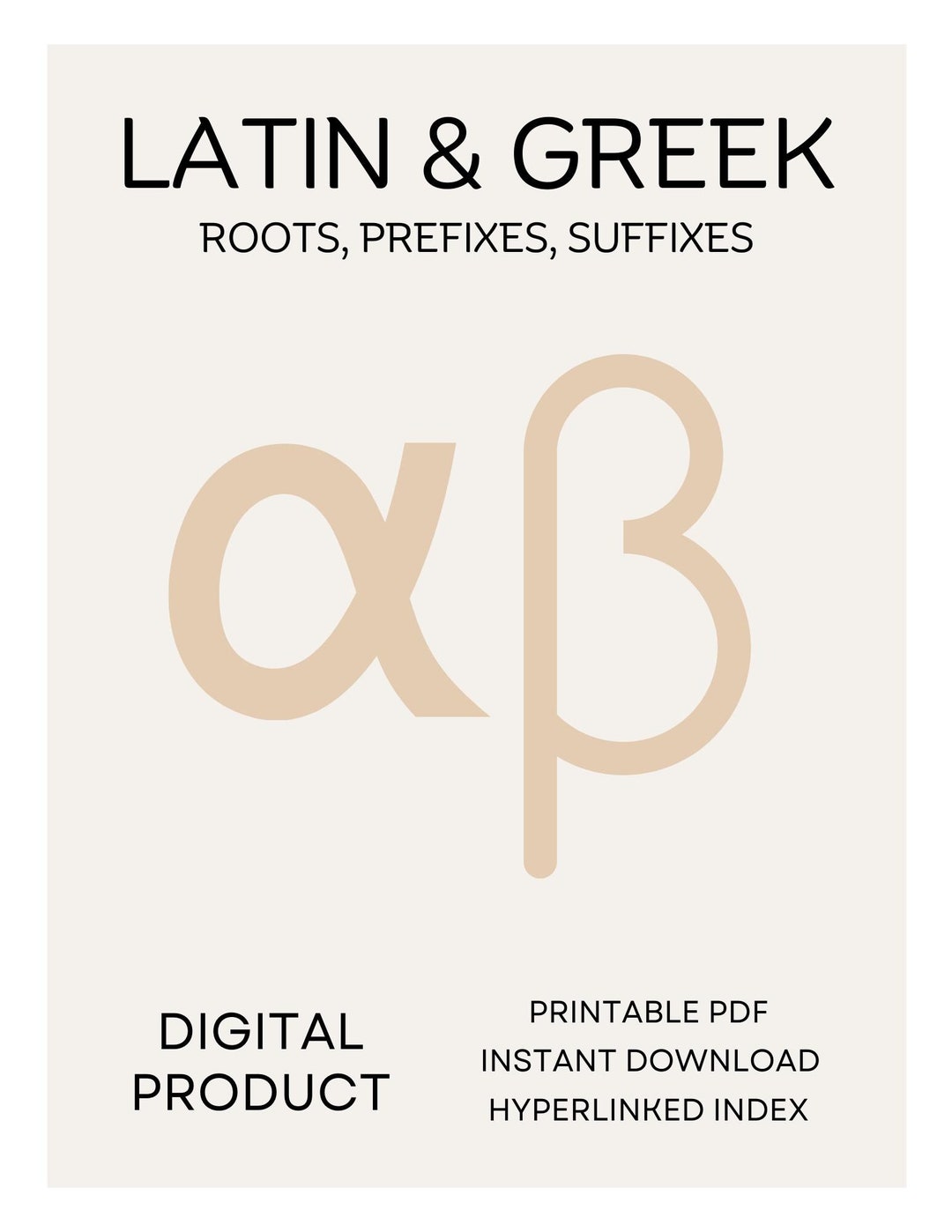Latin and Greek Roots Prefixes Suffixes Numerical Values Medical ...